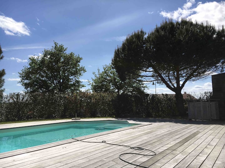 Villa K.  Maison D’archi & Piscine Au Calme - Cholet