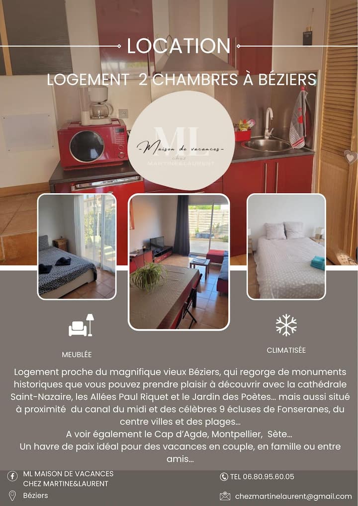 T2 En Location Sur Béziers - Béziers