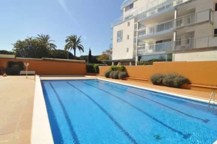 Primera Linea De Mar-piscina-playa-wifi-6 Plazas - Santa Susanna