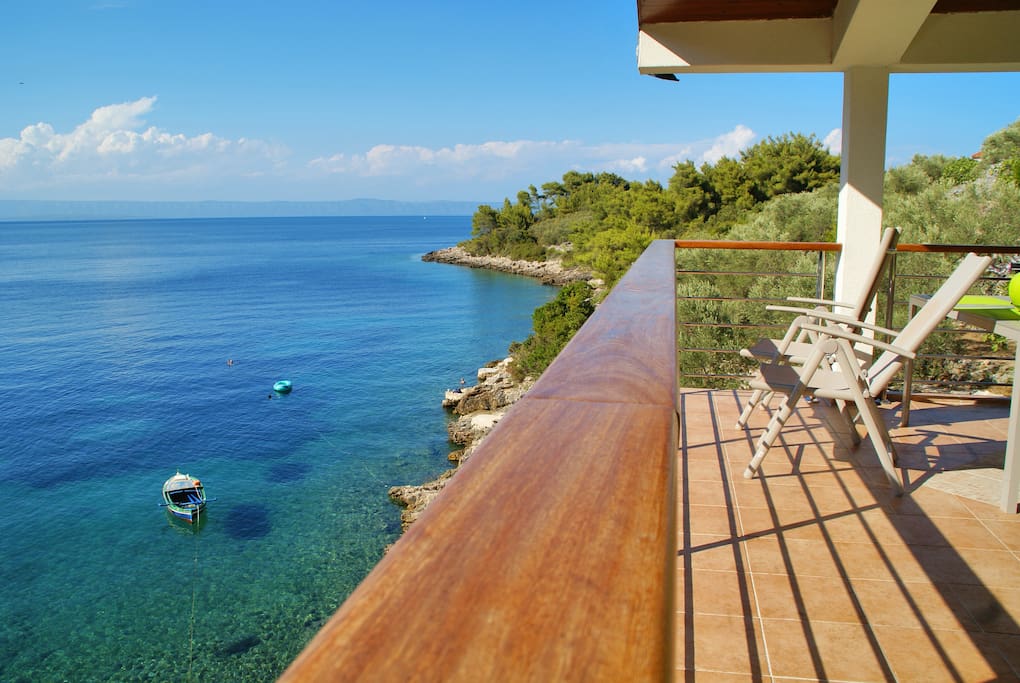 Remote beach house, just above the sea!! - Houses for Rent in Vela Luka ...