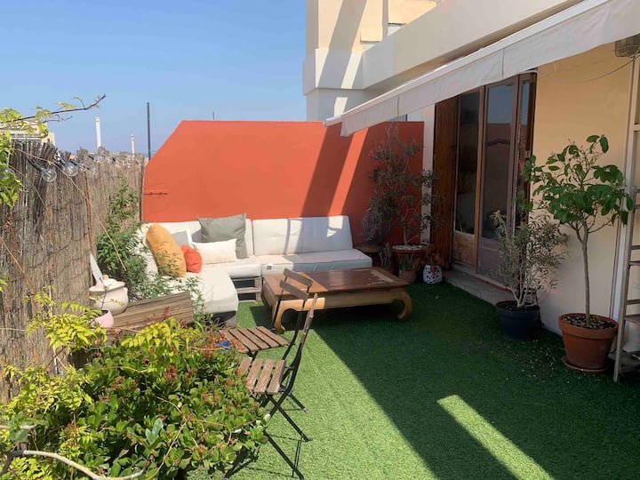 Appartement Lumineux Terrasse Catalans/pharo - Plage des Catalans