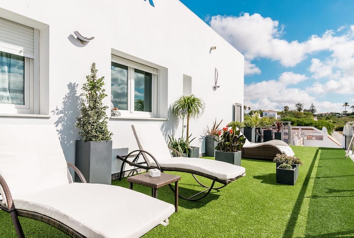 Modern, Mit Dachterrasse Und In Unmittelbarer Nähe Zum Strand - Apartamento La Perla - Conil de la Frontera