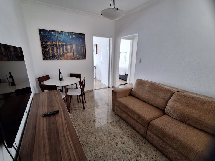 Apto 2 Quartos Com Vista - Santos