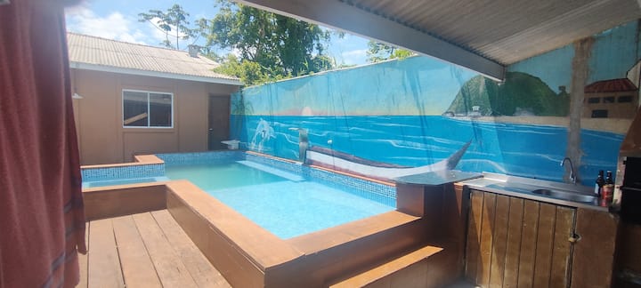 Casa 5, Perto Do Mar, Com Piscina Em Guaratuba - Guaratuba