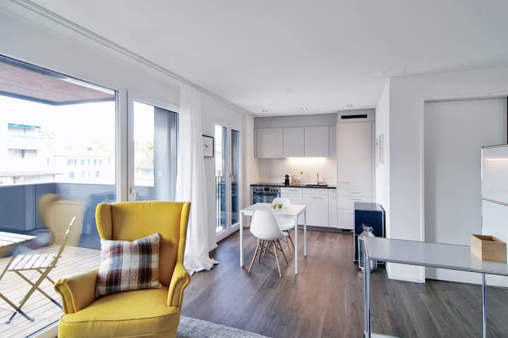 Chic Design-apartment, Brand New - ヴィンタートゥール