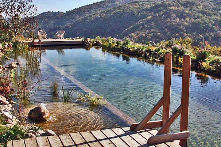 Hameau De Gîtes Avec Piscine Naturelle "Joshua" - Ardèche