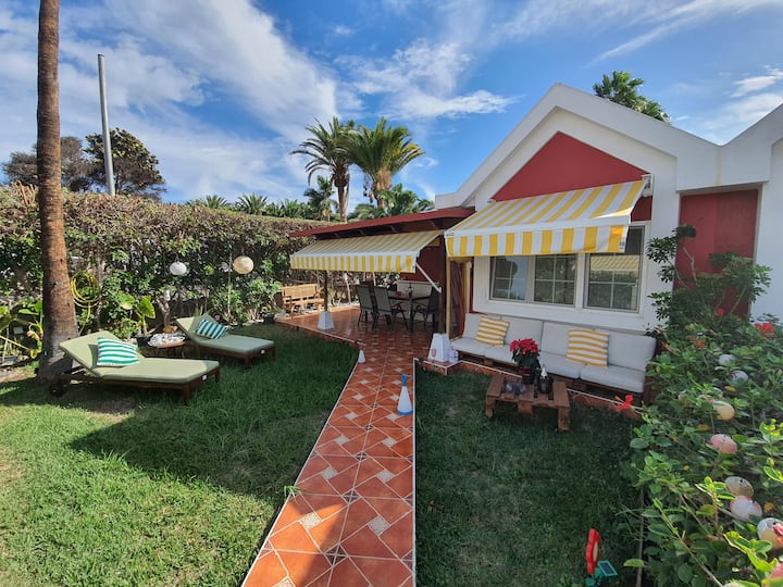 Cozy Bungalow. Pool, Private Garden & Terrace. - Maspalomas