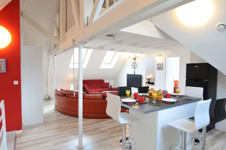 3creativ Apart Près Versailles 4-8 Pers. - 베르사유