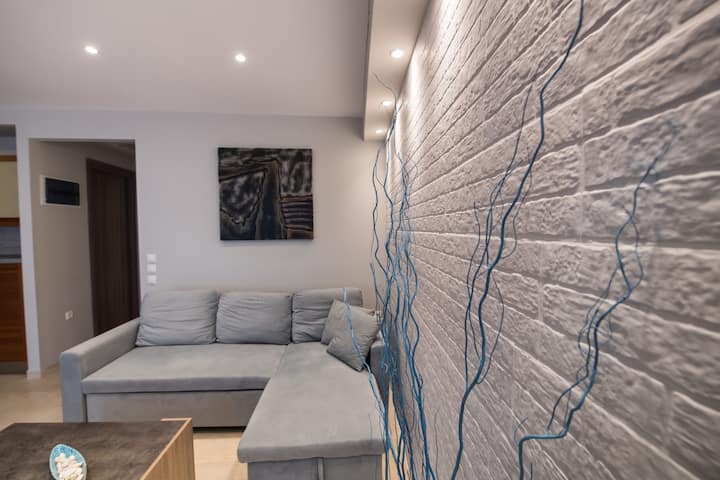 Modern Flat In Lefkada Town With En Suite Bathroom - Leucade