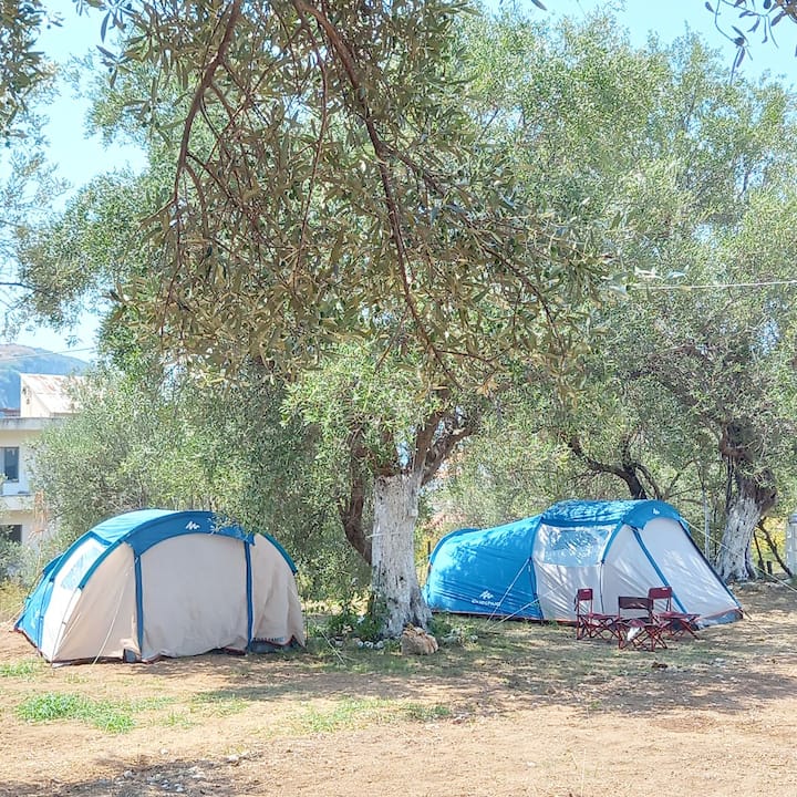 Delightful 1 Bedroom Campsite Under Olive Trees - Borsh