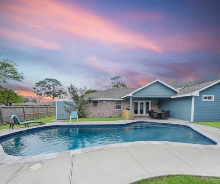 Spacious 5br Houston Home|privatepool, Bbq, Family - Houston, TX