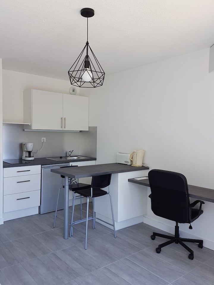 Studio Ideal Pour Travail We Et Vacances A Lorient - Larmor-Plage