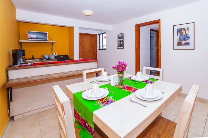 Departamento Terraza Para Familias Centrico + Wifi - San Cristóbal de las Casas