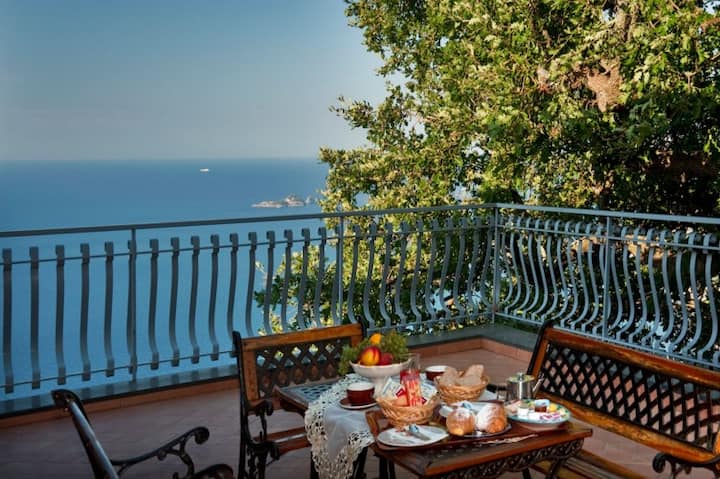 Bb Villa La Quercia Private Balcony Sea View - Positano