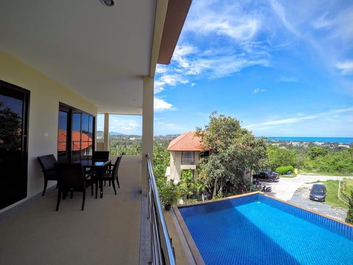 Sea View Pool Big Terrace - Ko Samui
