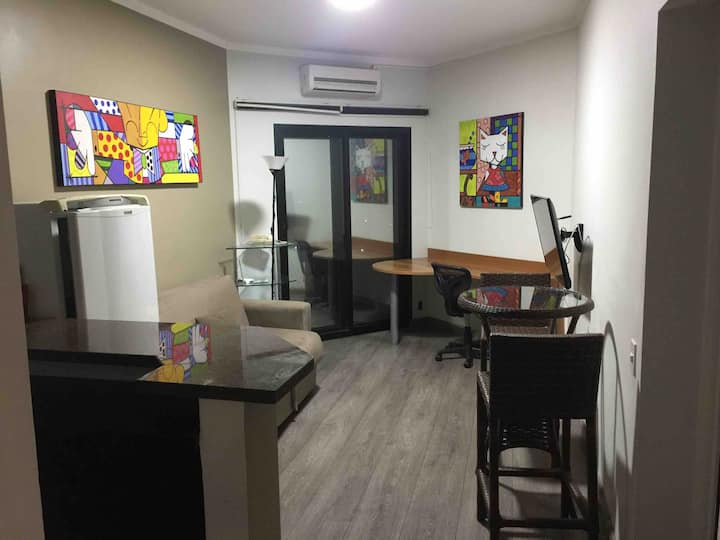 Flat/residence Sjc Ao Lado Cta E Limpeza Diária - São José dos Campos