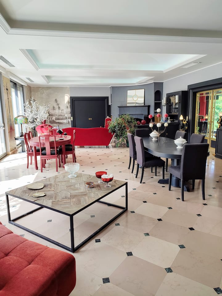 Propriété Lesmilfleurs, Chambre "Dakar" - Angerville