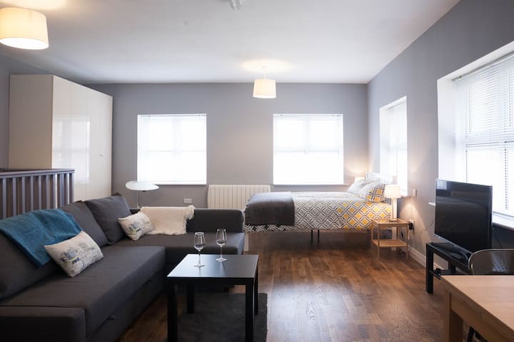 Bright Airy Studio Apartment - Dublin