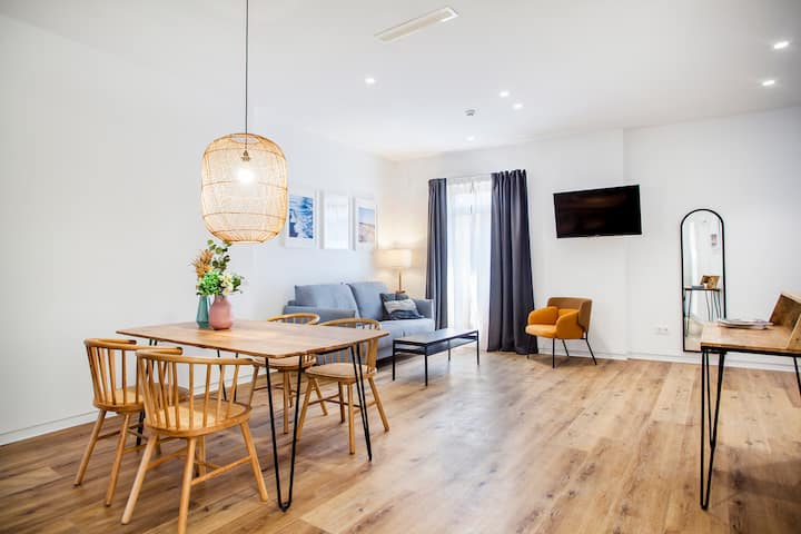 Atico Puerto Suites Front Beach&port 5 Pax Wifi - Valencia