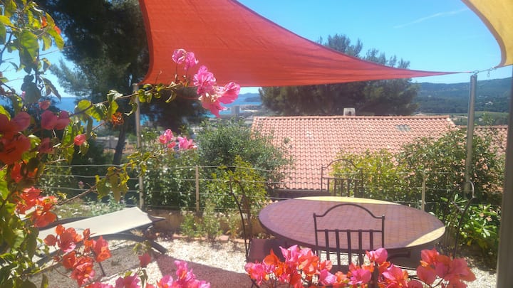 Vue Mer Sur Le Lavandou Et Ses îLes - Plage de Cavalière