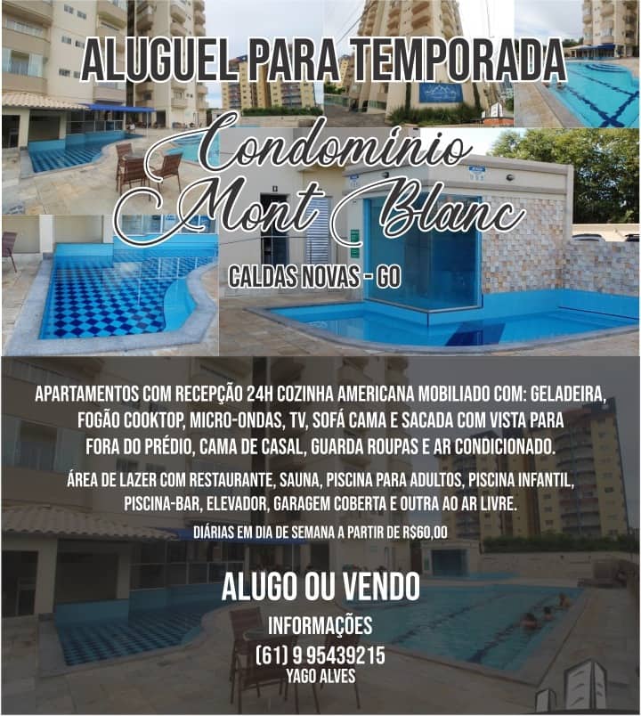 Caldas Novas - Flat 912 Mont Blanc - Caldas Novas