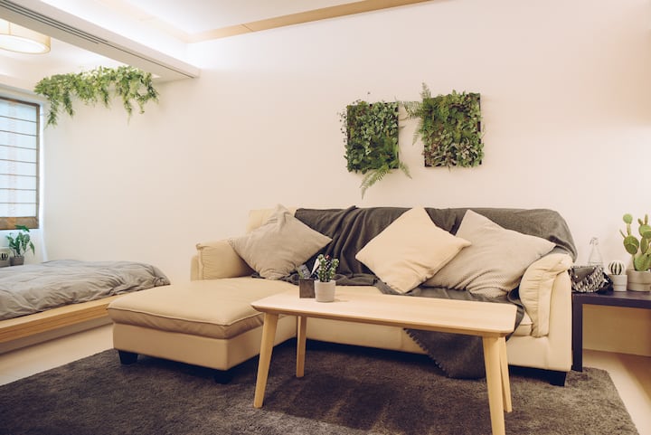 Cozy Apt At Guting/shida For 2~4 1min To Mrt - Taipéi