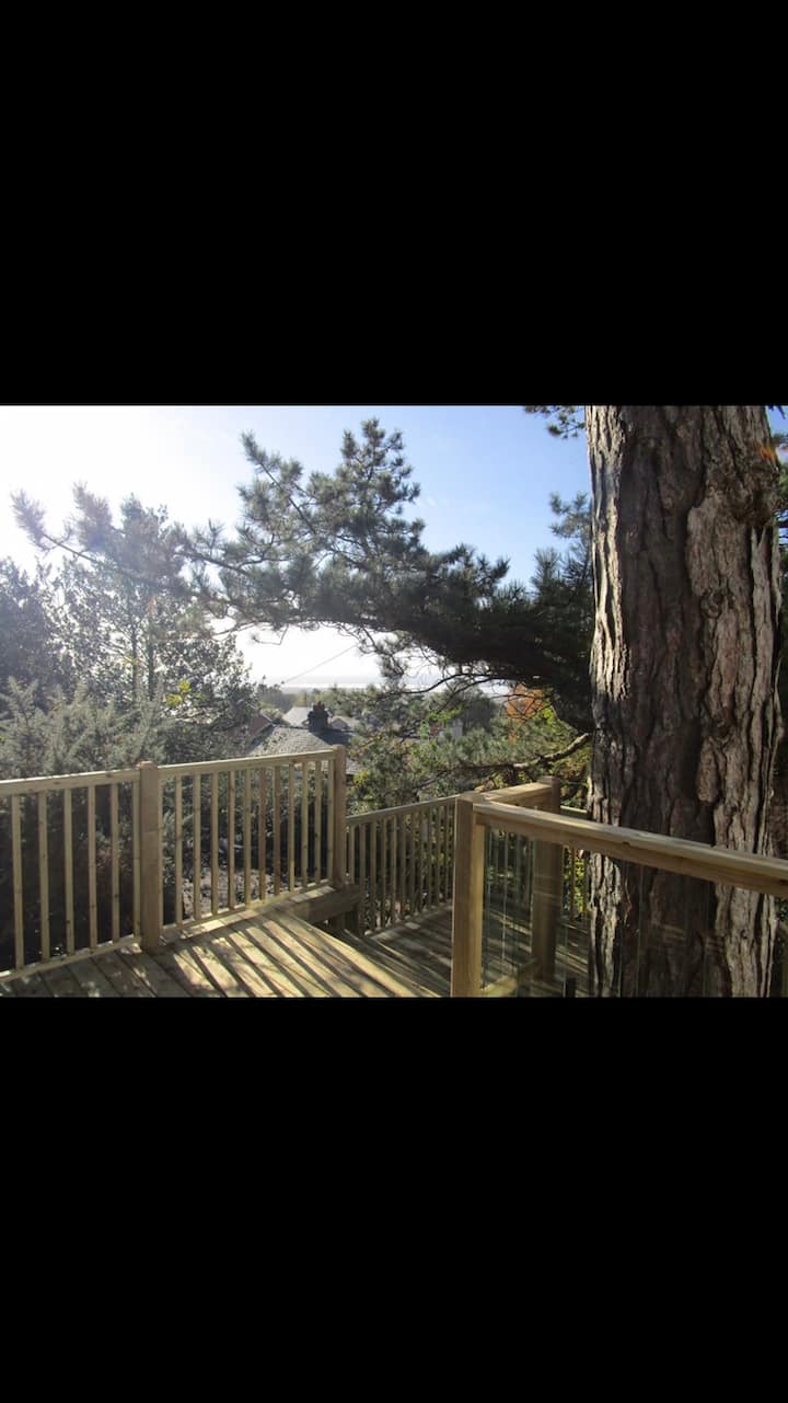 A Unique Tree House Very Close To Central Heswall - North Wales