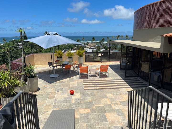 Cobertura Alto Padrão Com Vista Para O Mar - Guarujá