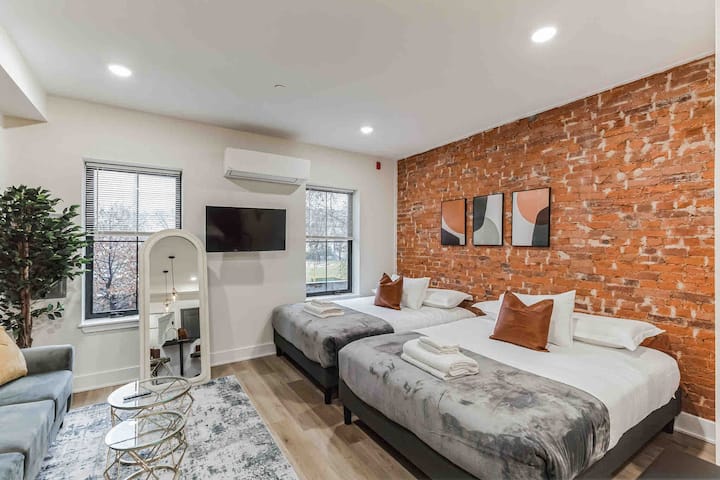 Stylish Studio Sleeps Four | 10 Mins To Dt (B) - 費城