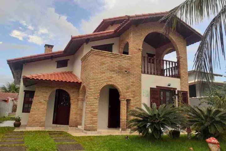 Casa C/ Piscina, Churrasqueira E Ar Condicionado. - Bertioga