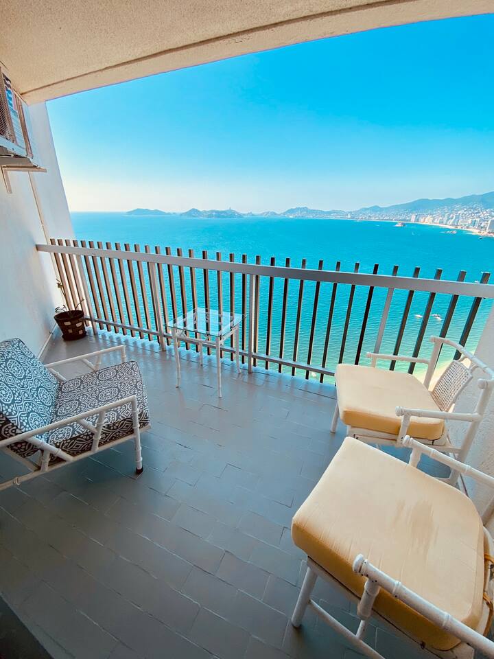A Pie De Playa Depa. Con Espectacular Vista🏖🐳🏝 - 아카풀코