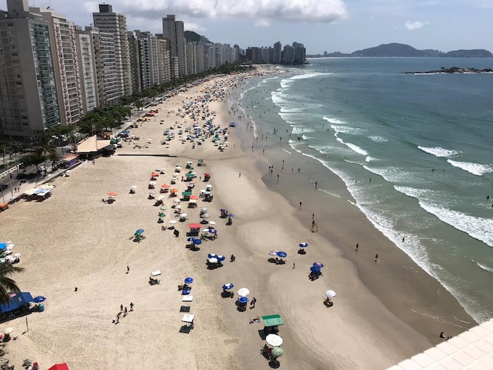 Apto. Pitangueiras Pé-na-areia C/vista Para O Mar - Guarujá
