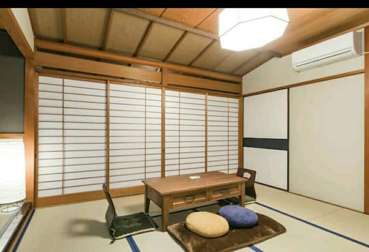 2房~山科疏水步行30秒，近清水寺，祉園，南禪寺，傳統日式庭園建築風 - Kyoto