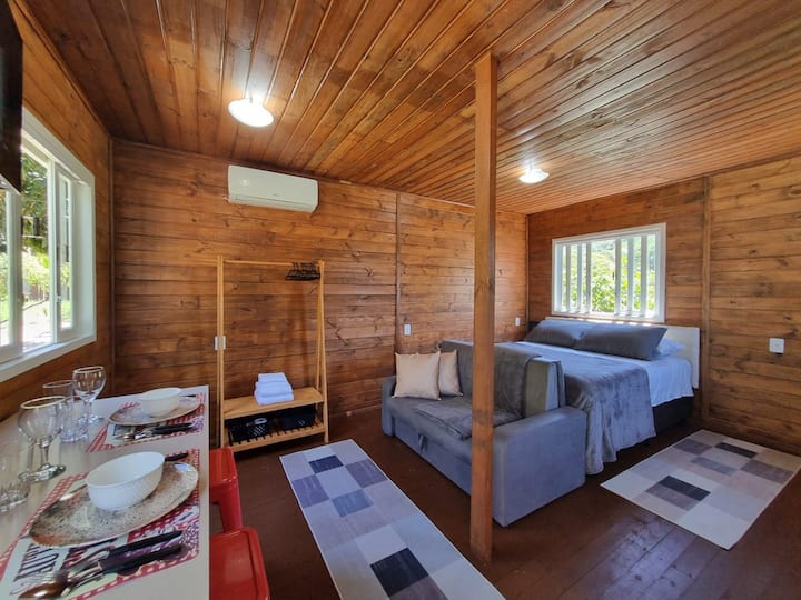 Cabana Aconchegante Rio Tavares C/ Blackout Ar Tv - Florianópolis