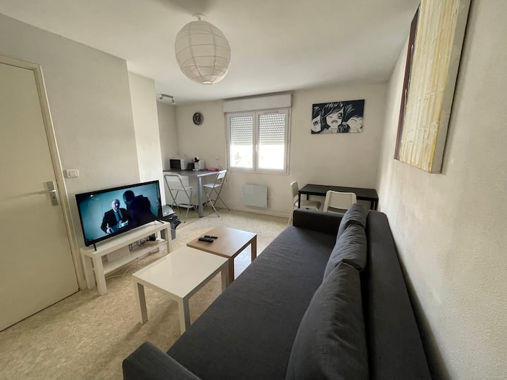 Studio 20m2 Wifi Stationnement Gratuit R. Proudhon - ibis budget Clermont Ferrand Sud