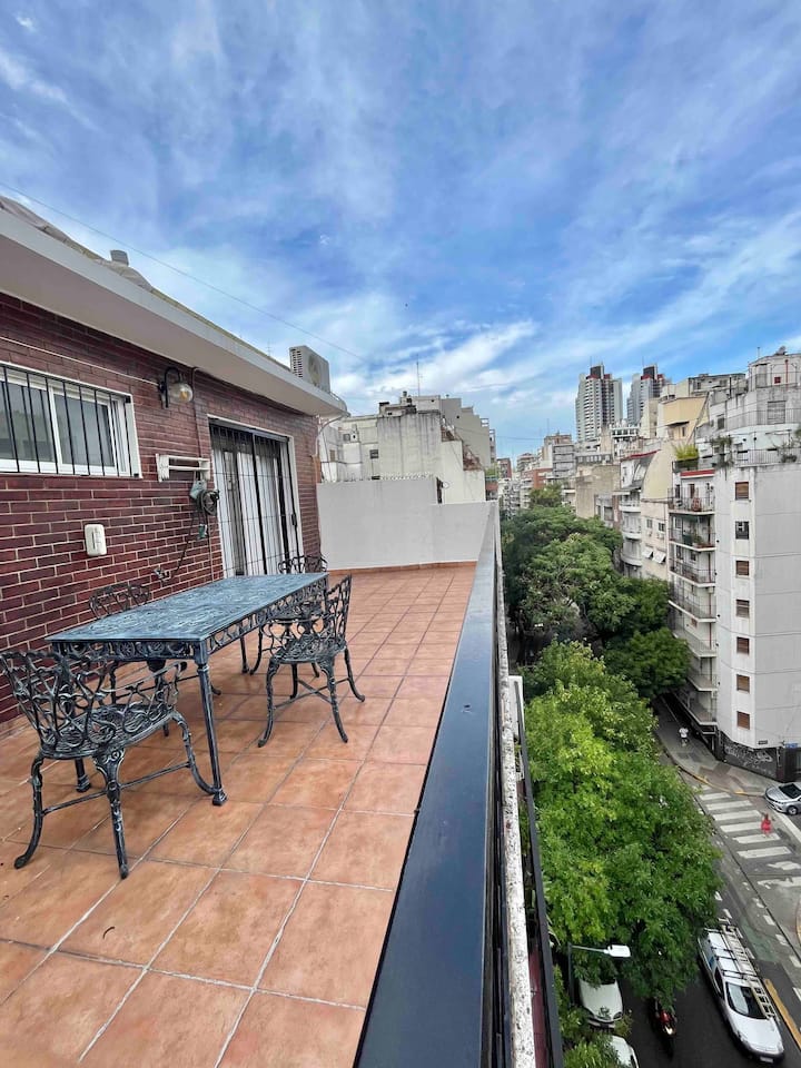 Palermo Apt With Spacious Terrace Balcony - Argentina