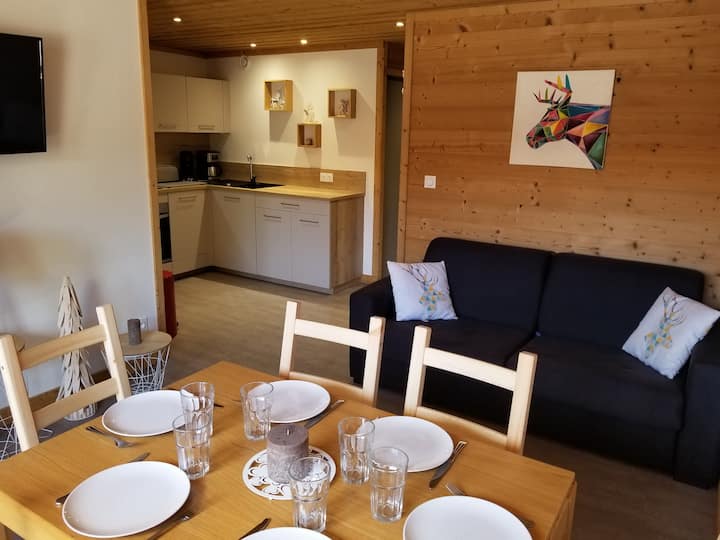 Les 2 Alpes, Plein Centre, 6 Pers. 1ch, Ll Lv 40m2 - Les Deux Alpes
