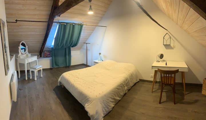 Chambre Privée 2 Personnes Salle D'eau Privative - Muzillac