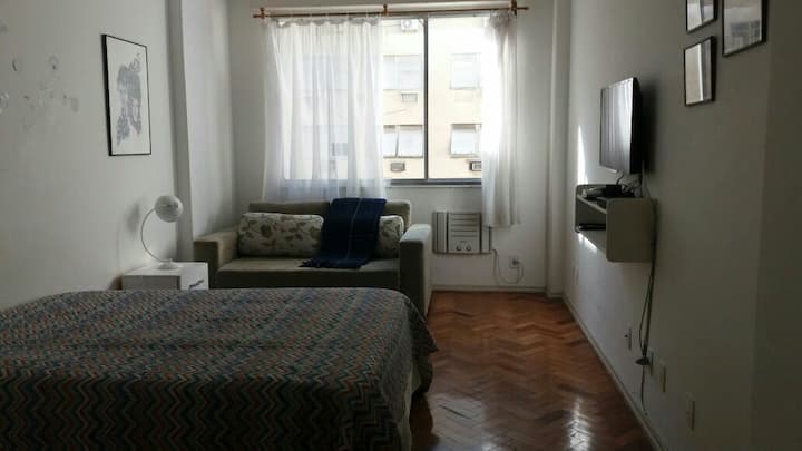 Flat Studio Copacabana Na Quadra Do Mar Posto Seis - Brasil