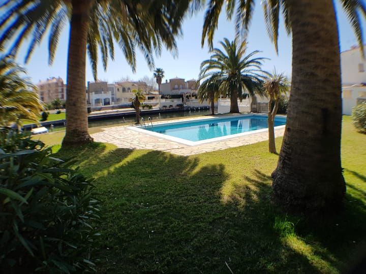 023 Appt Avec Amarrage Et Piscine - Ampuriabrava