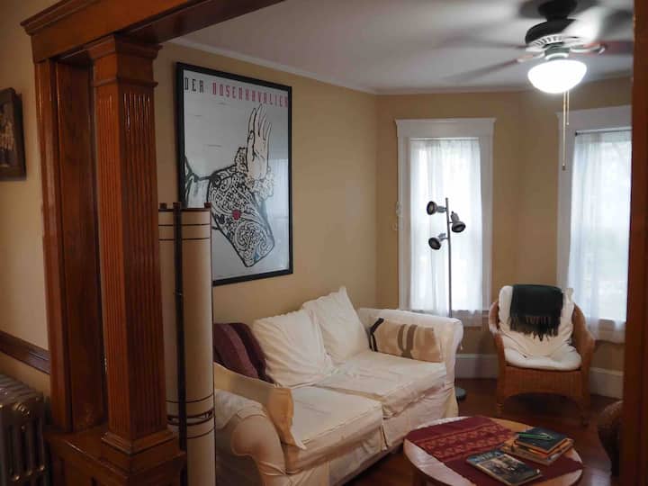 Great Bedroom With Garden View In Charming House - Cambridge, MA