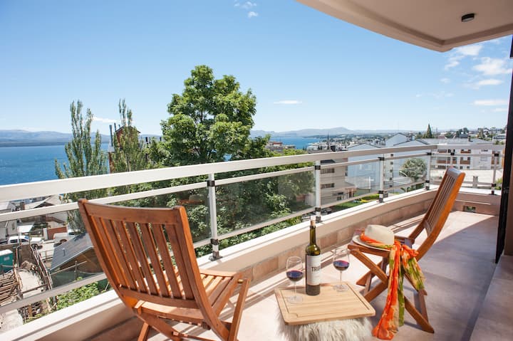Impresionante Apartamento, Vistas Panorámicas Y Gran Terraza. - San Carlos de Bariloche