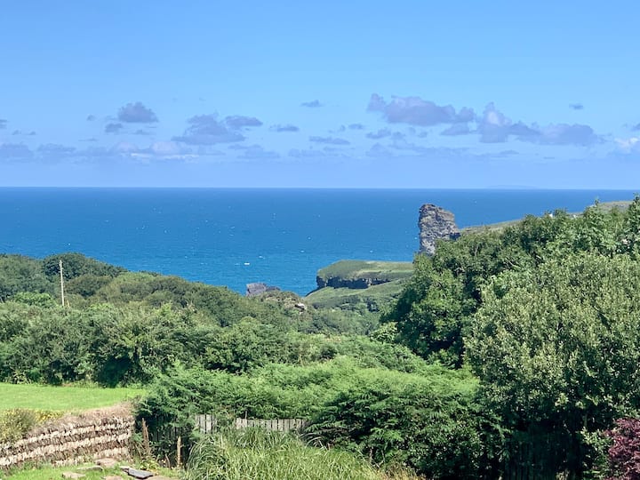 Perfect Barn With Superb Coastal And Rural Views - Tintagel Castle