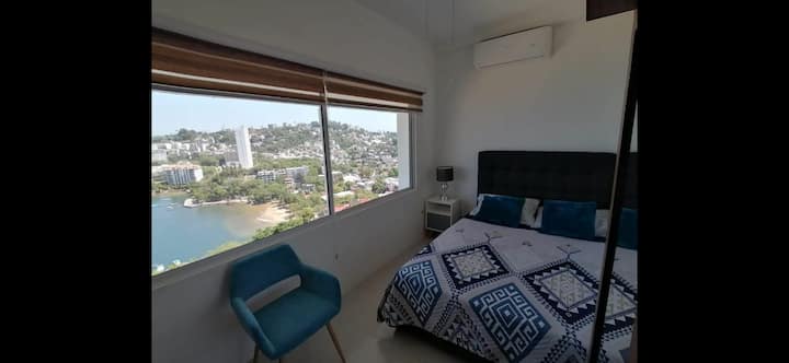 Departamento Nuevo En Acapulco Con Hermosa Vista - Acapulco