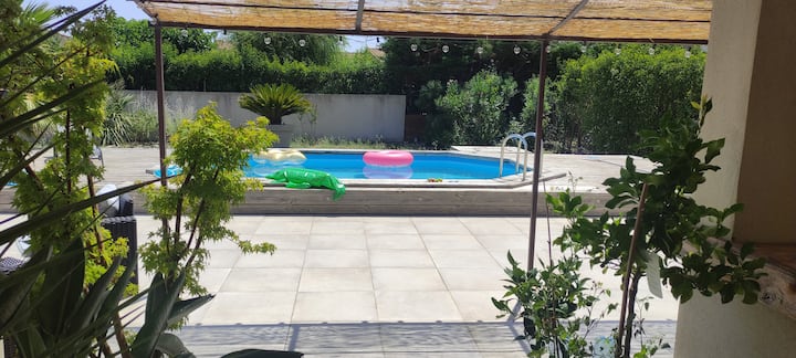 Maison Très Agréable Entre Nîmes Et Montpellier - Calvisson