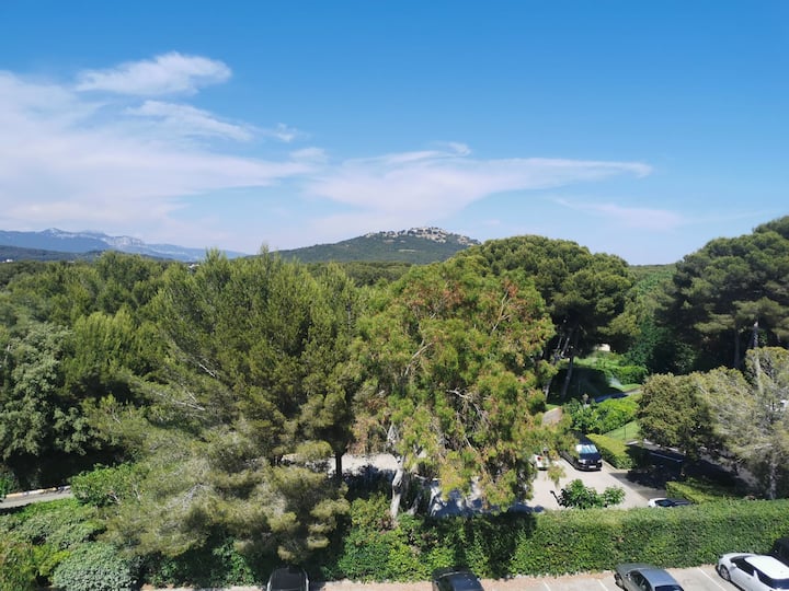 Appart 4 +1 Pers Piscine 100m Plages Linges Inclus - Sanary-sur-Mer