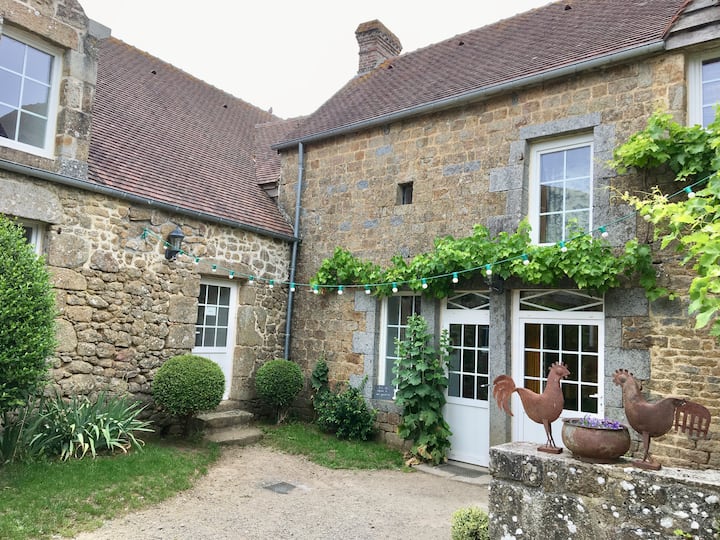 Grande Maison Dans Hameau Avec Piscine Et Jacuzzi - Normandië
