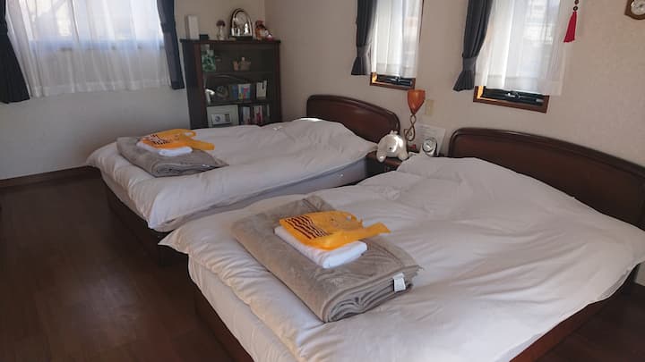 Three Quarter Bed Twin Room 2guesthouse Gifu Suai - 各務原市