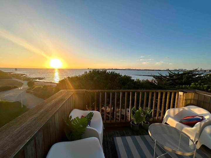 Vue Mer D'exception, Accès Direct Plage, 2ch, 50m2 - La Rochelle