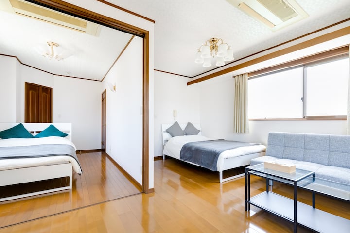 Awesome Location And Big Room For 7ppl/ House Wifi - 大阪市